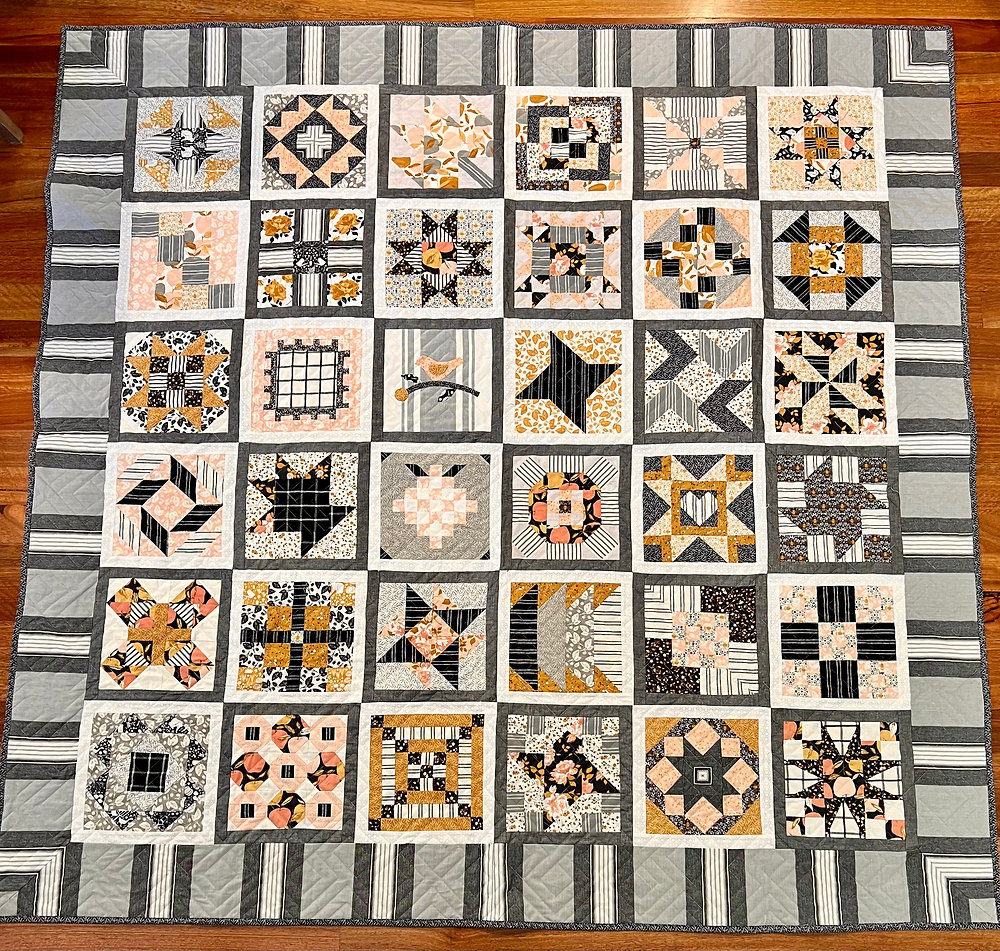 Moda Blockheads - Finishing the Quilt