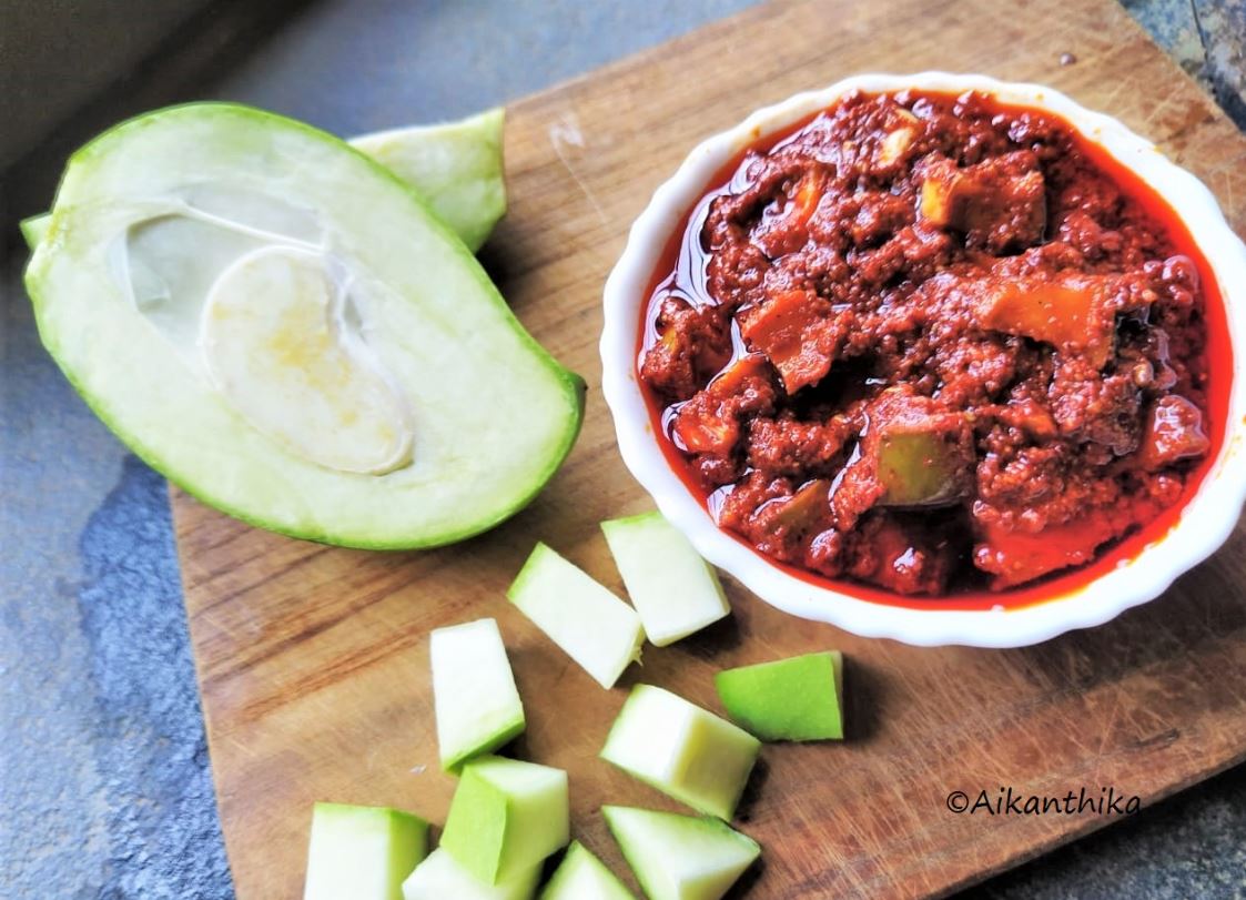 JEEDI MAMIDI PACCHADI | TENDER MANGO PICKLE