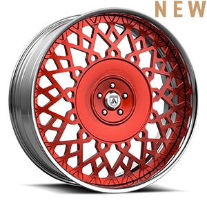 Asanti Legacy FS 24 Red and Chrome | HDC Wheels