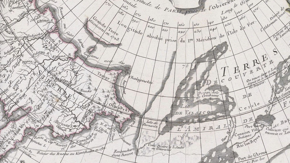 Maps of Wrangel Island, Russia