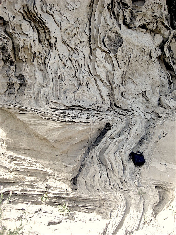 Dike-Sill-Dike Geometry in a Fluid-Driven, Sediment-filled Fracture