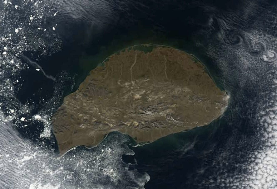 Maps of Wrangel Island, Russia