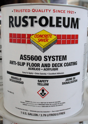 Rust-Oleum Anti Slip Floor Coating Safety Yellow | Paint Supplies