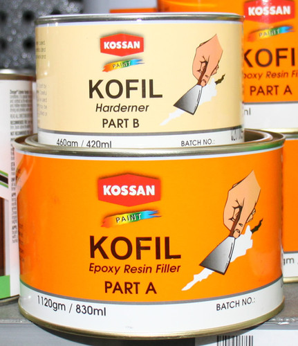 Kofil Epoxy Resin Filler 2k Kit 1.58kg (1.25lt) | Paint Supplies