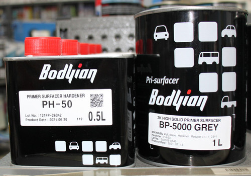Bodyian 2k Primer Surfacer 1.5Lt Kit | Paint Supplies