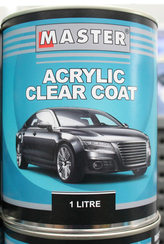 Master Acrylic Clear Coat 1Lt | Paint Supplies