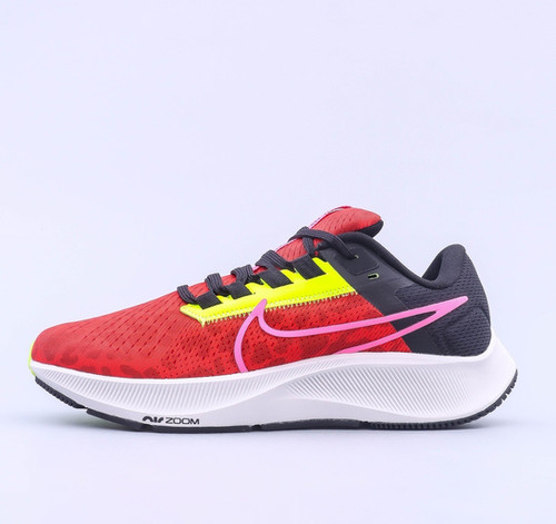 Nike Air Zoom Pegasus 38 Chilli Red Hyper Pink Black Platinum Tint ...