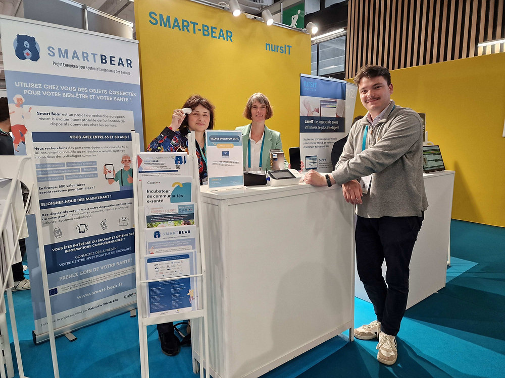 L'équipe Smart Bear présente sur SANTEXPO 2024