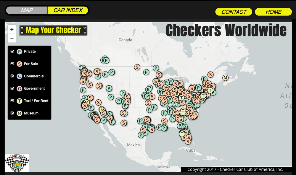 Putting Checkers On the Map: Literally!