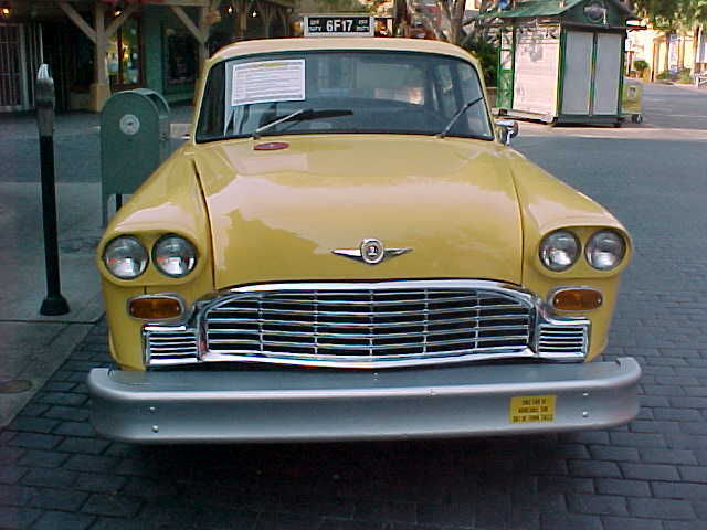 Checker, A-11, Checker Taxi, Checker Cab, Universal Studios, Hollywood