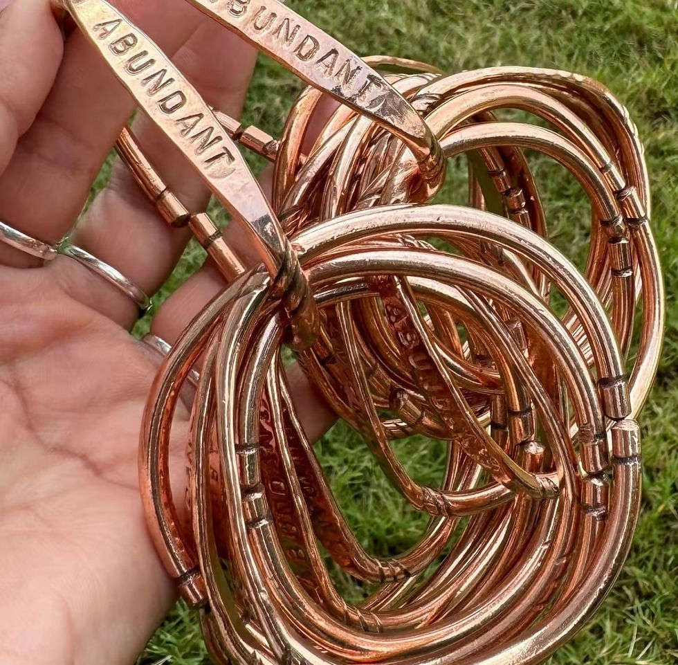 Pure Copper Bracelet Zodiac Signs | ||Sol Visions||