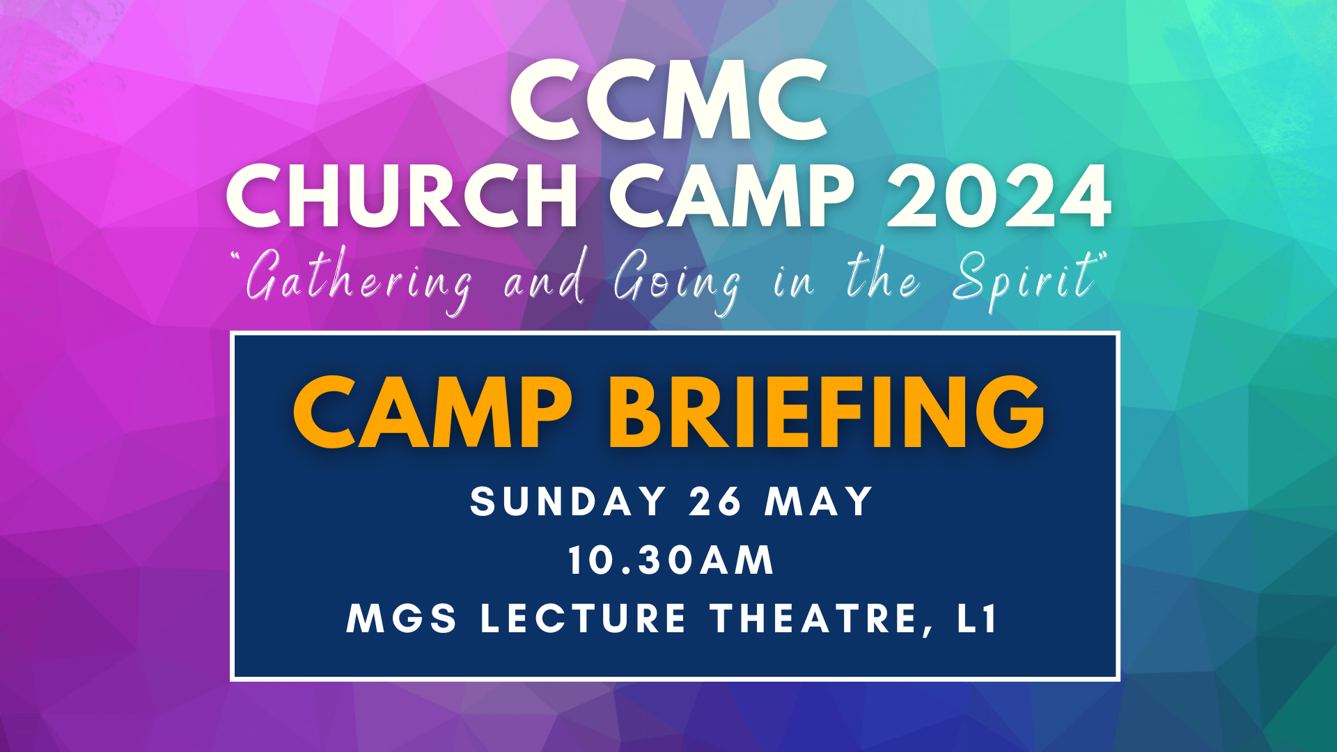 CCMC Church Camp Briefing | CCMC Website