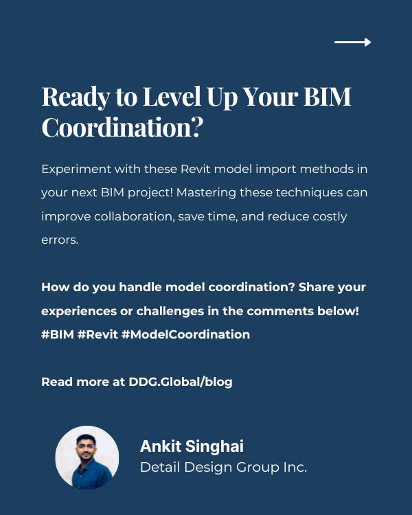 Model Coordination in BIM: A Detailed Guide to Revit Model Import Methods