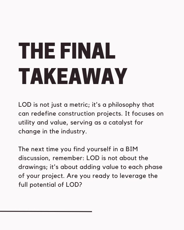 Decoding LOD: The Unveiling of BIM's Most Misunderstood Metric Decoding LOD: The Unveiling of BIM's Most Misunderstood Metric