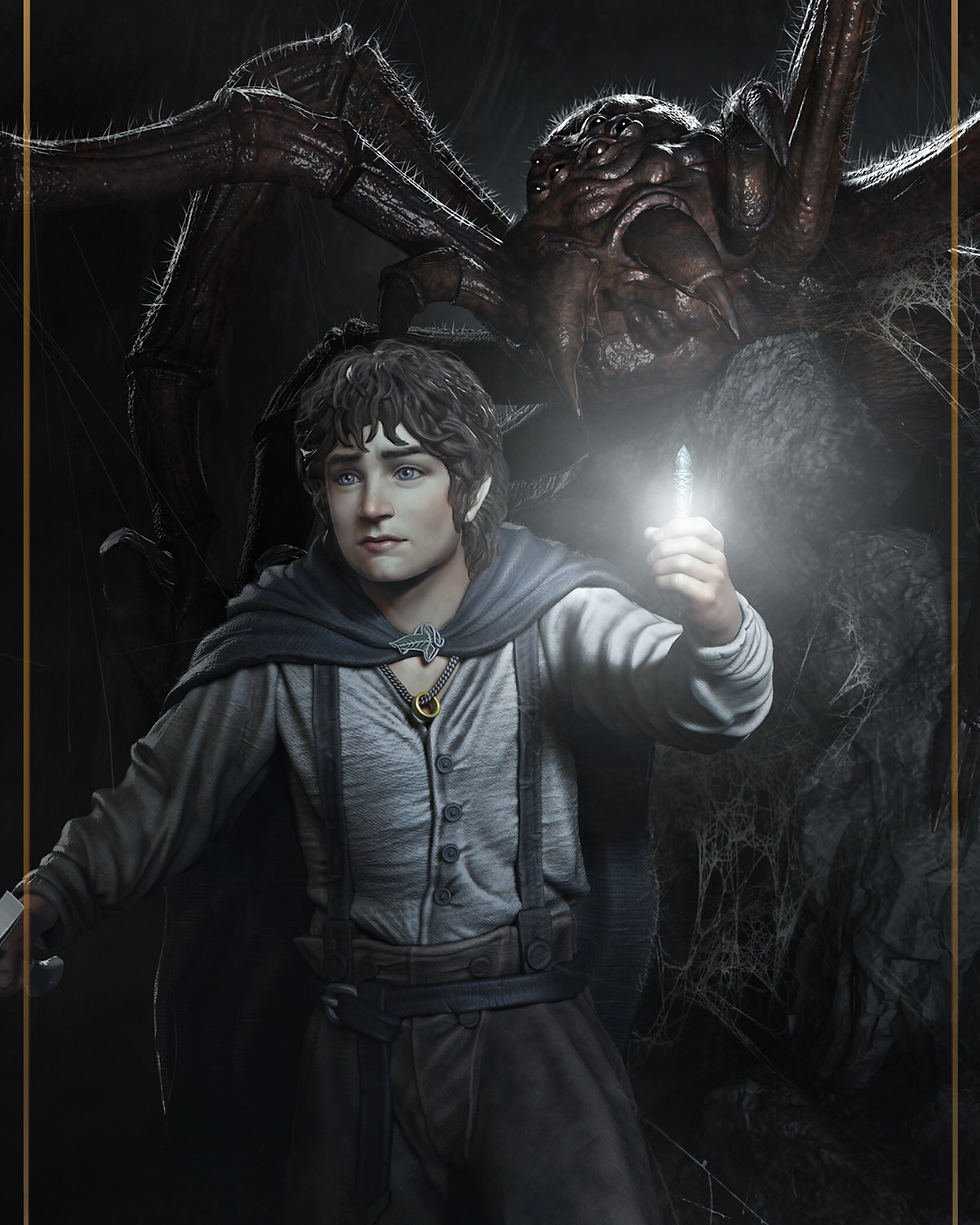 Frodo Baggins - O Senhor dos Anéis | Kaos 3D Lab