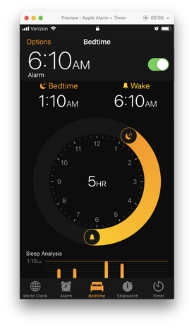 Apple Clock App | Peter Counts Designs