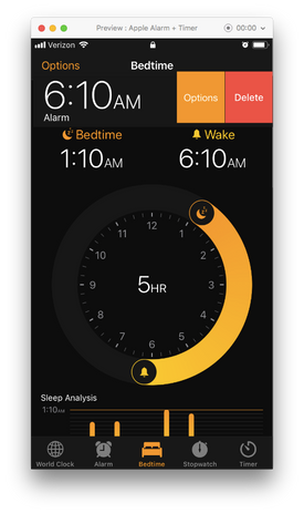 Apple Clock App | Peter Counts Designs