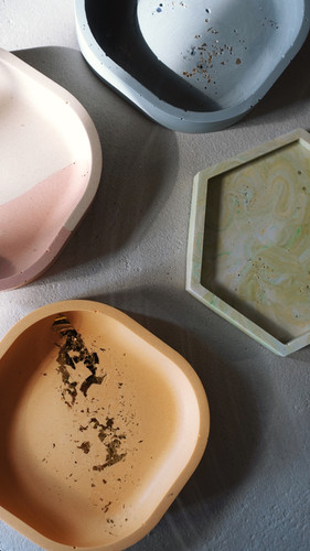 Jesmonite Coasters Workshop | Second Nature Studio