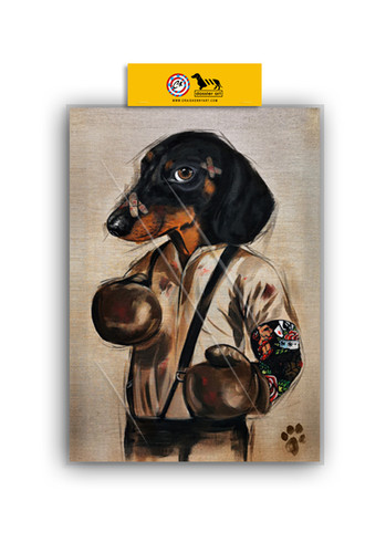 The Boxer A3 print | craigkennyart