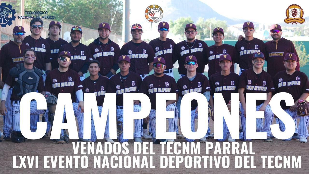 Tec de Parral campeón invicto en el nacional de beisbol