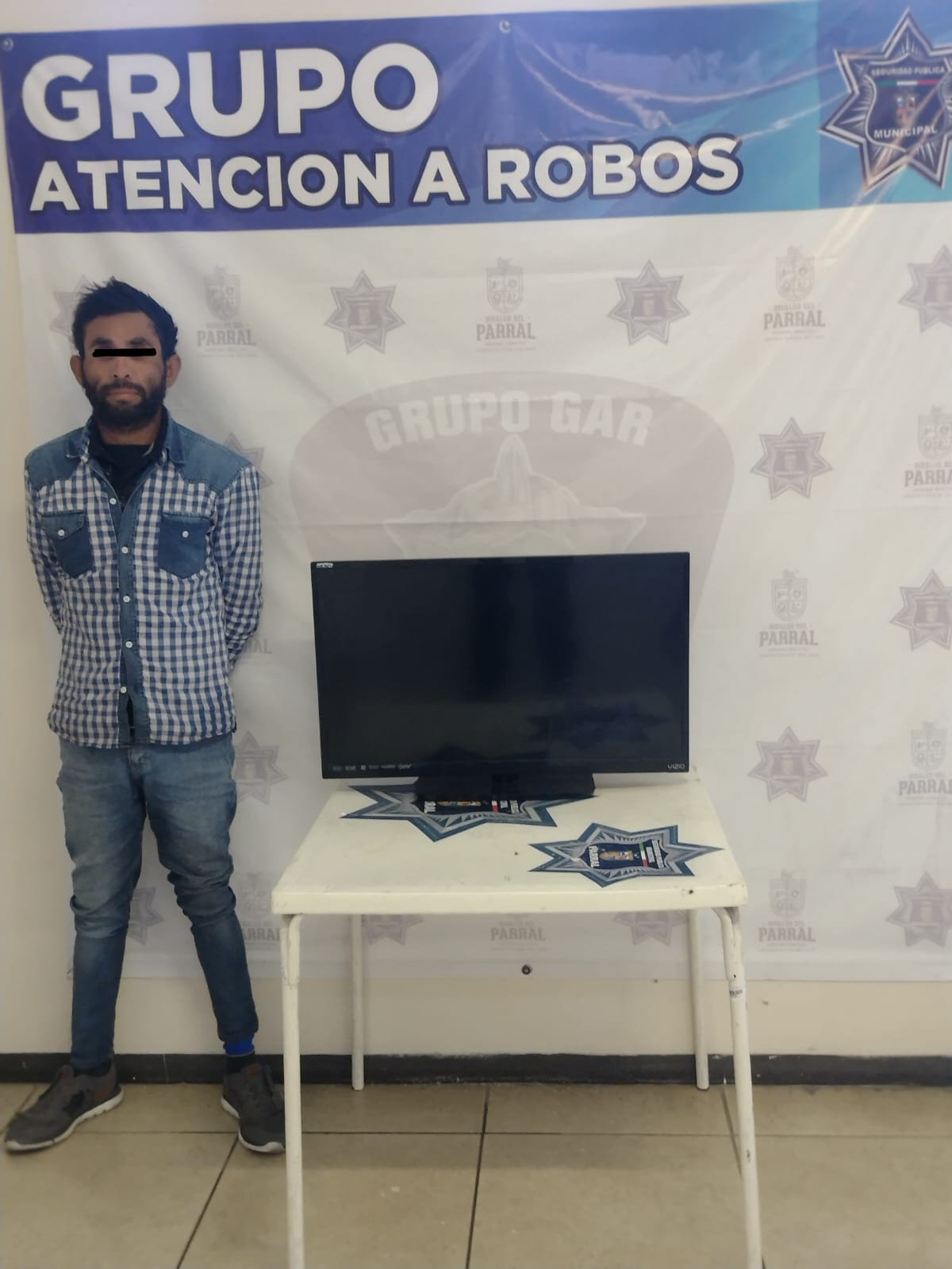 Recupera pantalla de plasma, el “Gary” la llevaba en plena Centenario