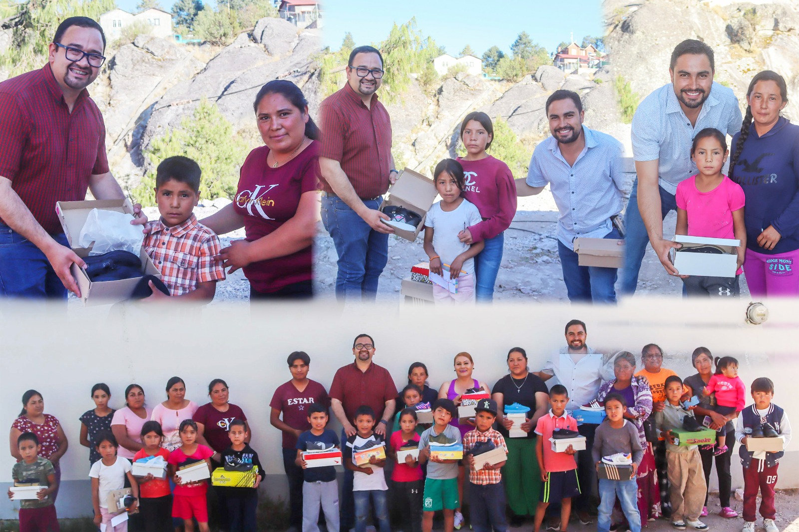 El PRI de Guadalupe y Calvo Dona Tenis Deportivos a Niños de la Escuela ...