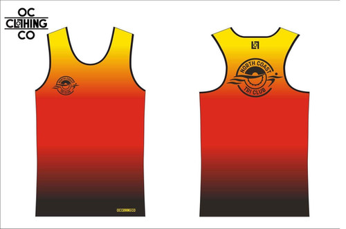 Mens running singlet | North Coast Tri Club