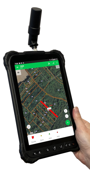 Tablette Android avec GPS centimétrique | Tech4Maps