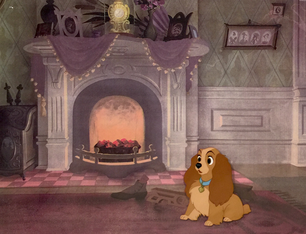 Original Walt Disney Production Animation Cel of Lady from Lady and the ...