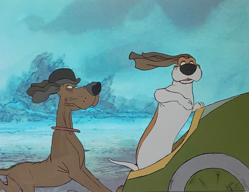 Original Production Animation Cel of Napoleon and Lafayette from The ...