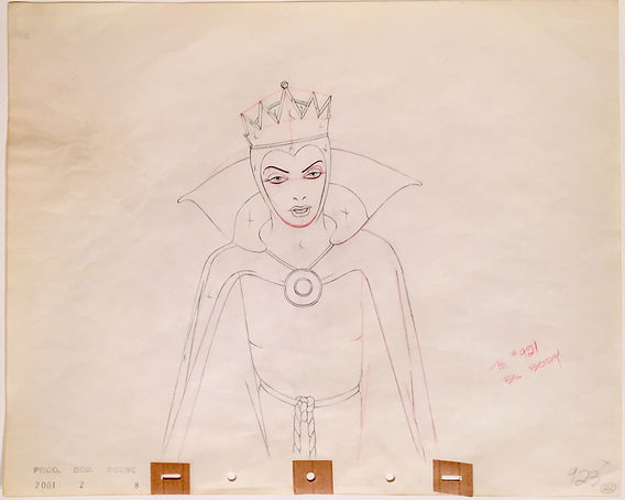 evil queen drawing