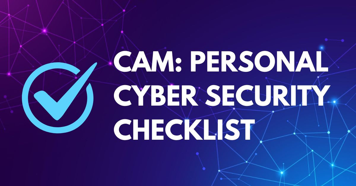 Personal Cyber Security Checklist | ICA Consultancy