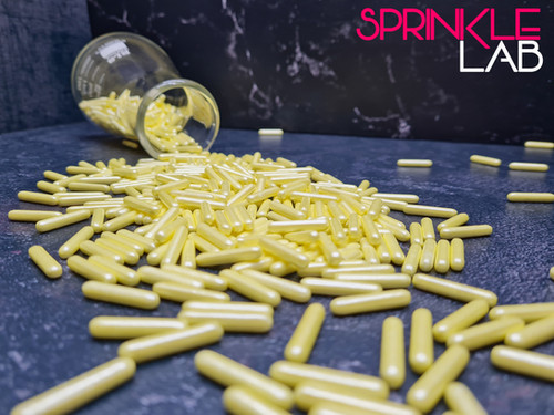 Yellow Pastel Rods - 500g | Sprinkle Lab