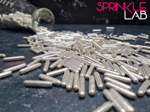 Silver Metallic Rods - 1Kg | Sprinkle Lab