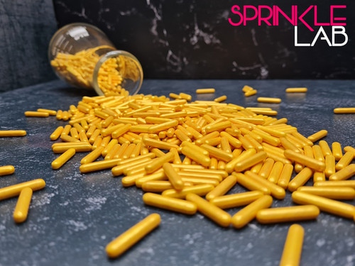 Gold Metallic Rods - 1Kg | Sprinkle Lab