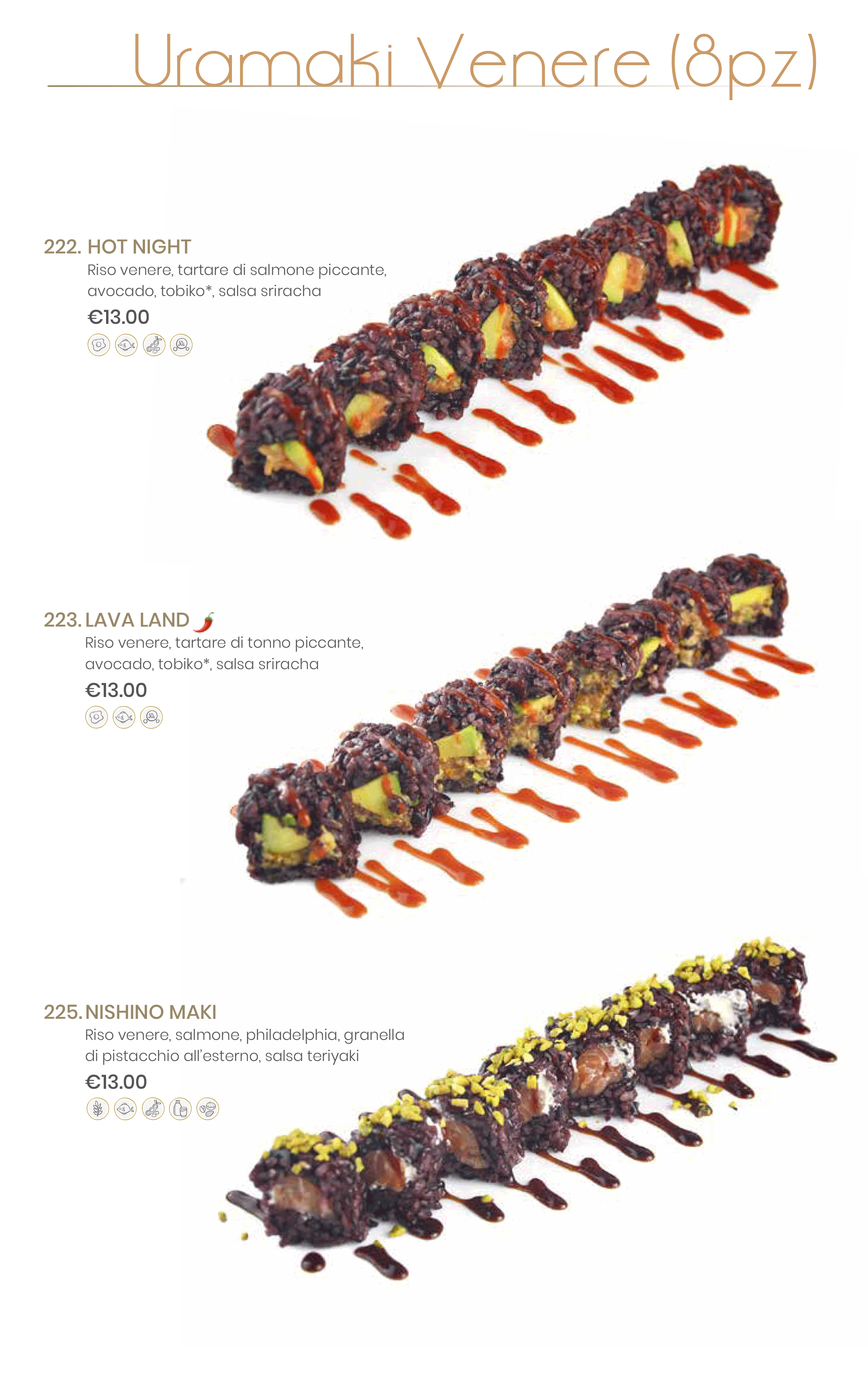 Menu Pranzo Bonifacio | INARI