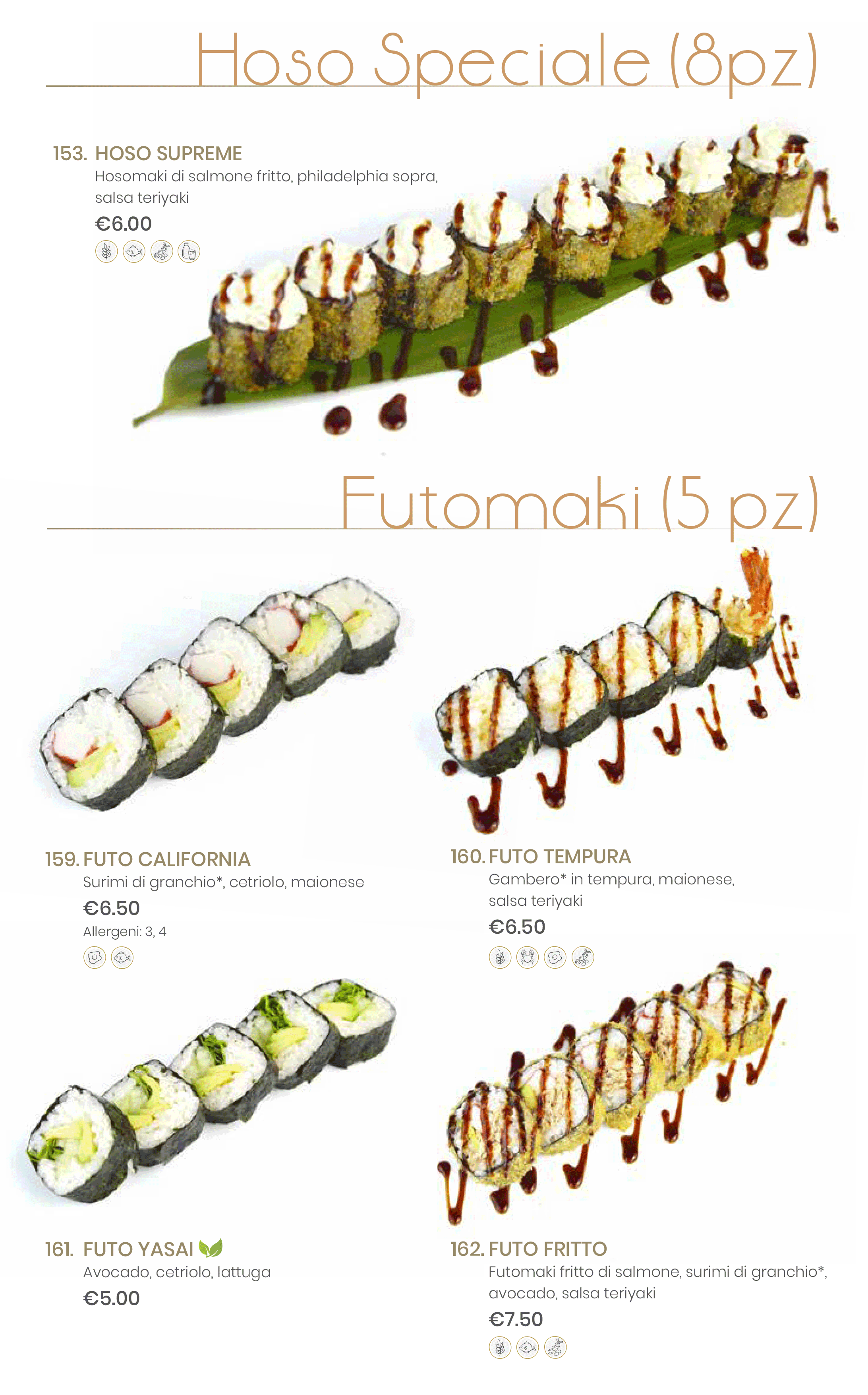 Menu Pranzo Bonifacio | INARI