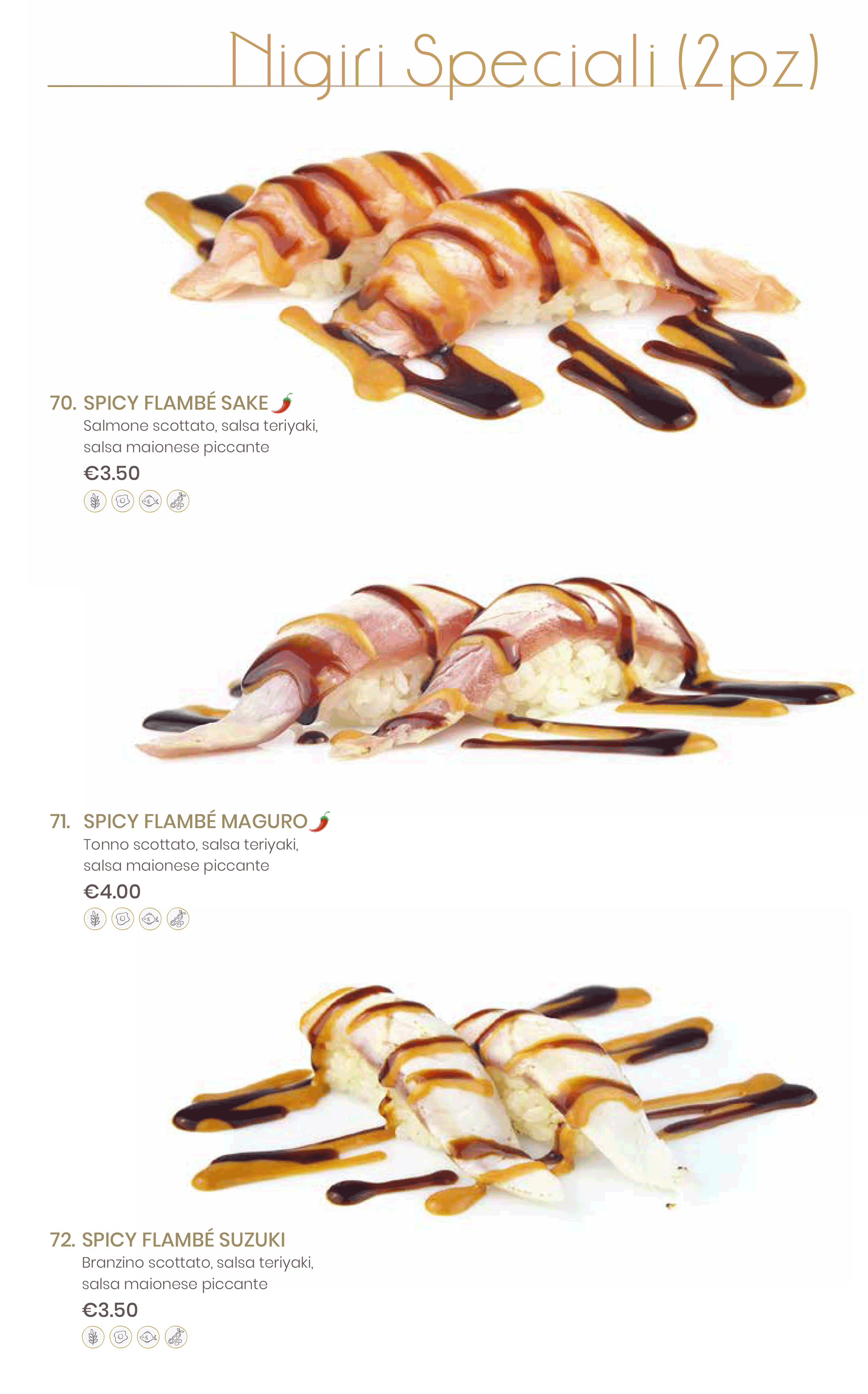 Menu Pranzo Bonifacio | INARI