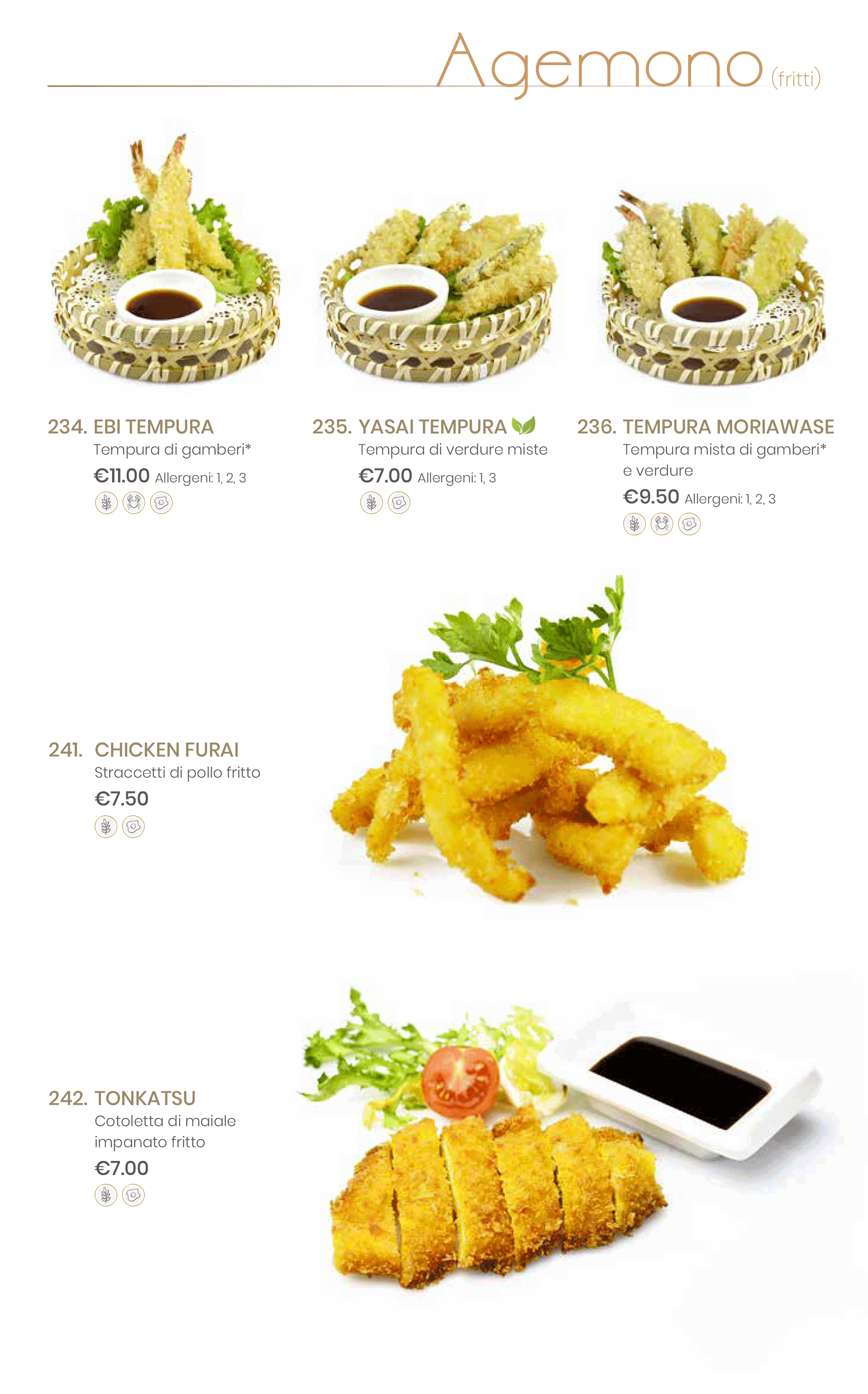 Menu Pranzo Bonifacio | INARI