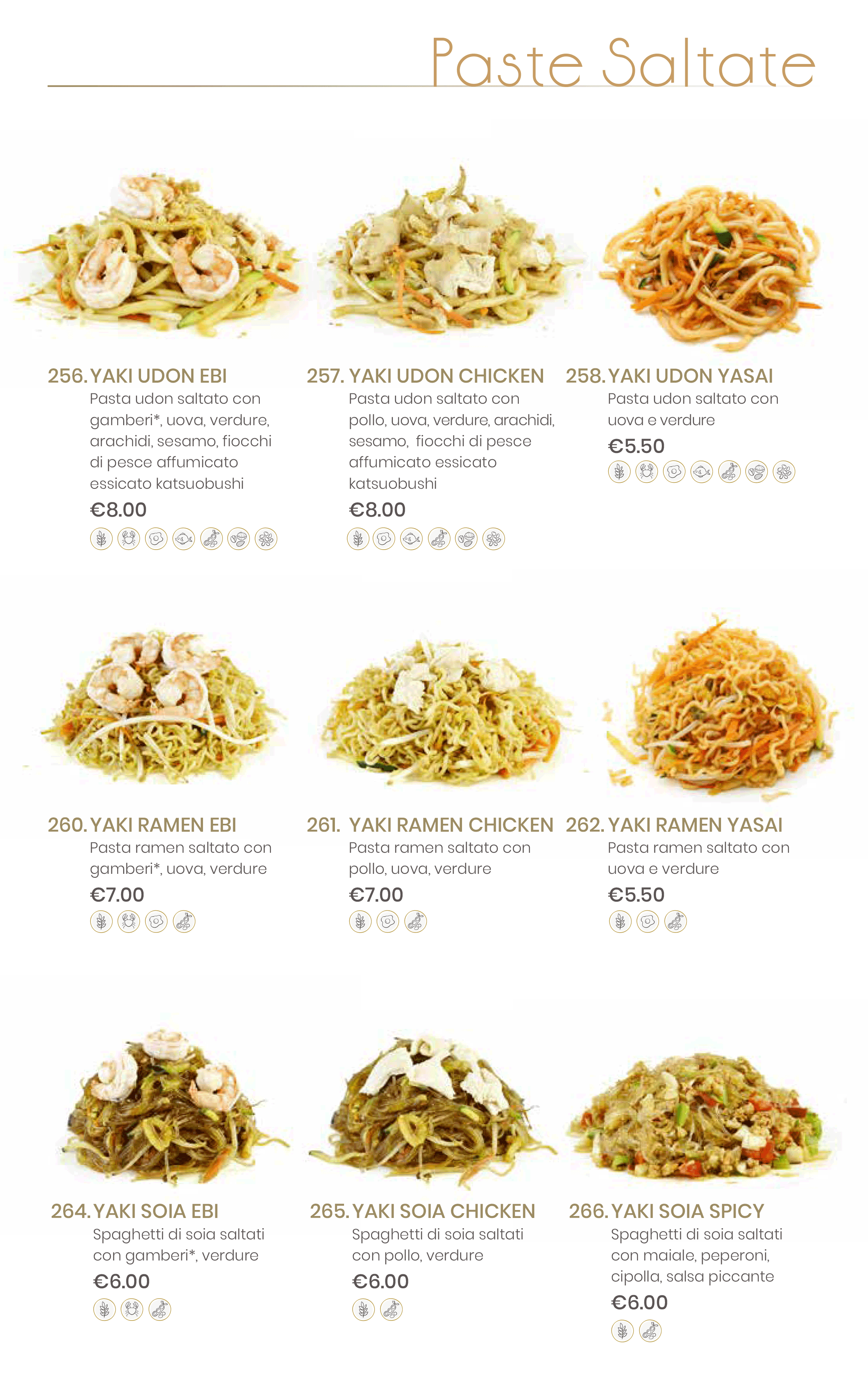 Menu Pranzo Bonifacio | INARI