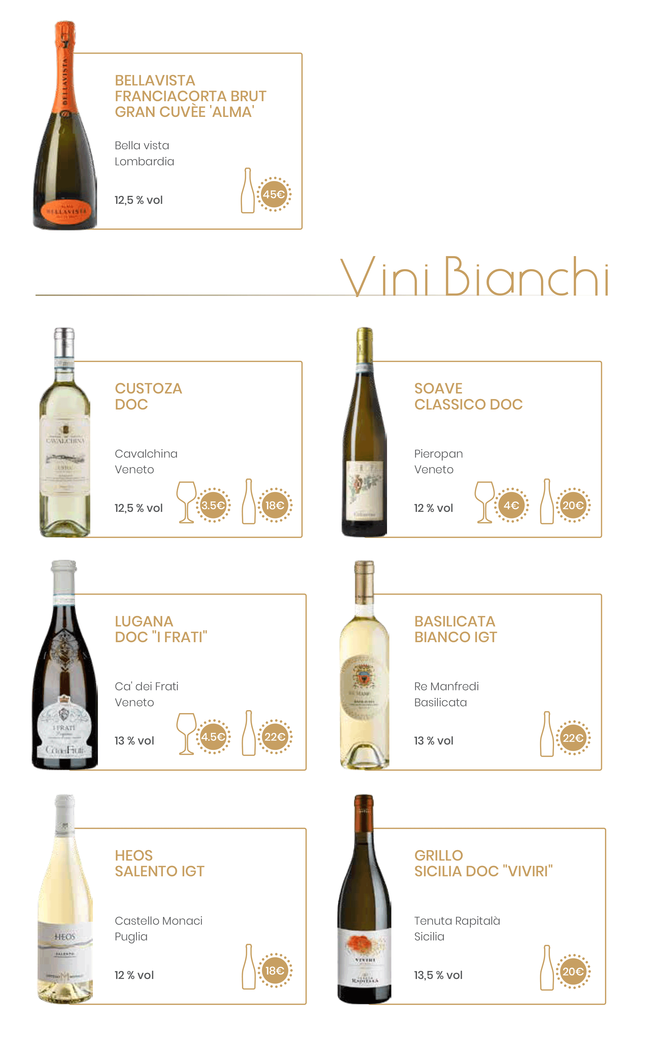 Menu Pranzo Bonifacio | INARI