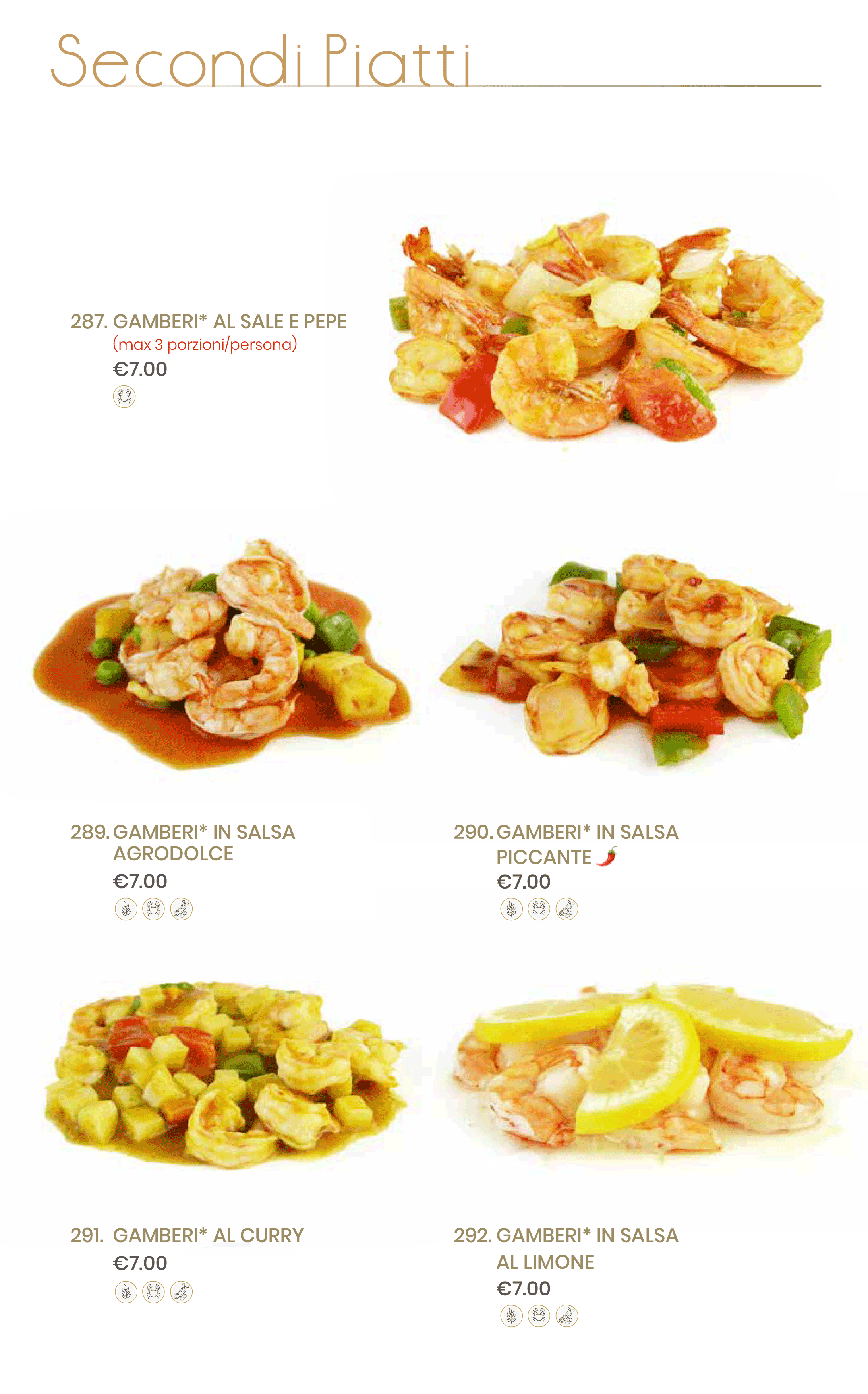 Menu Pranzo Bonifacio | INARI