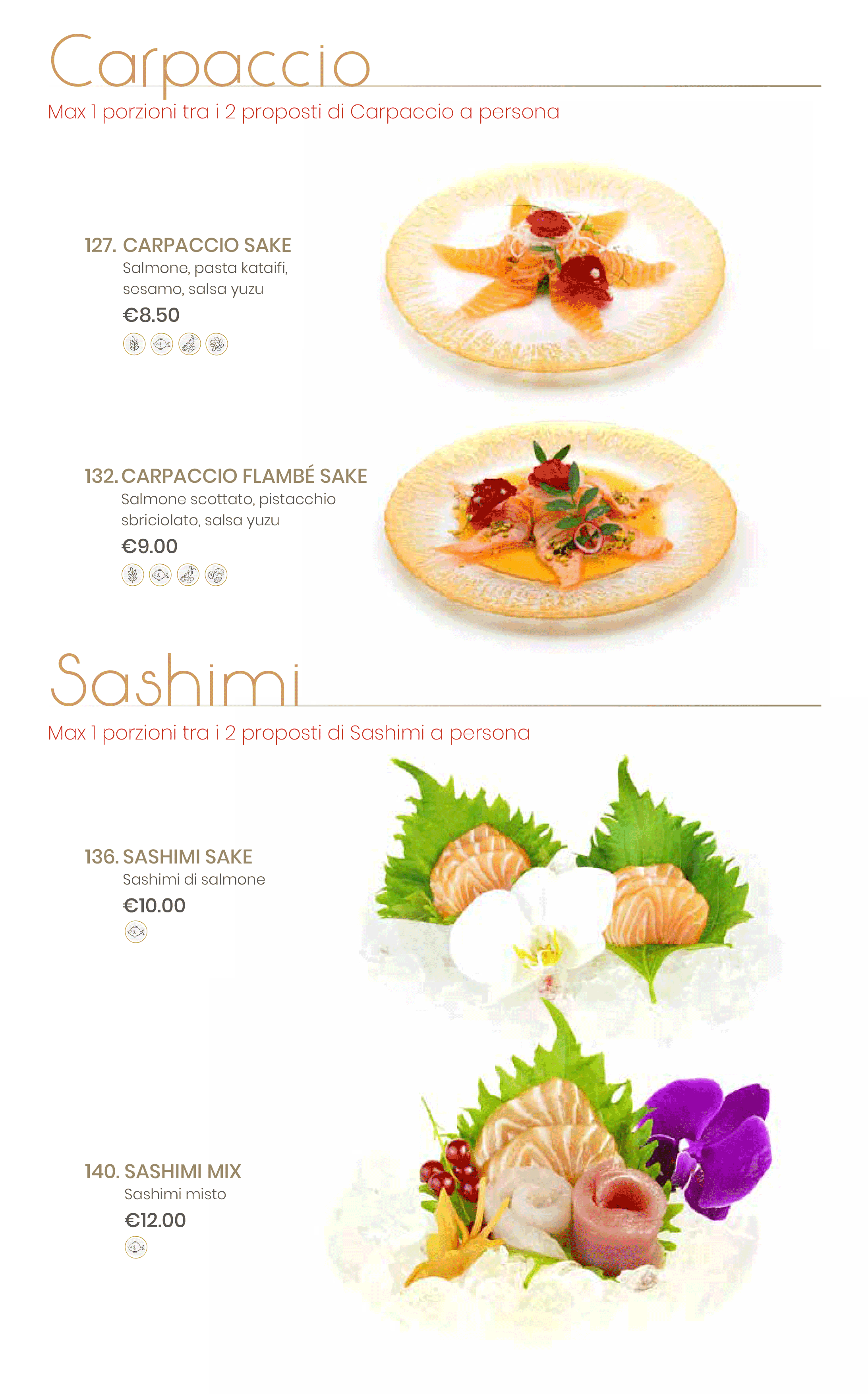 Menu Pranzo Bonifacio | INARI