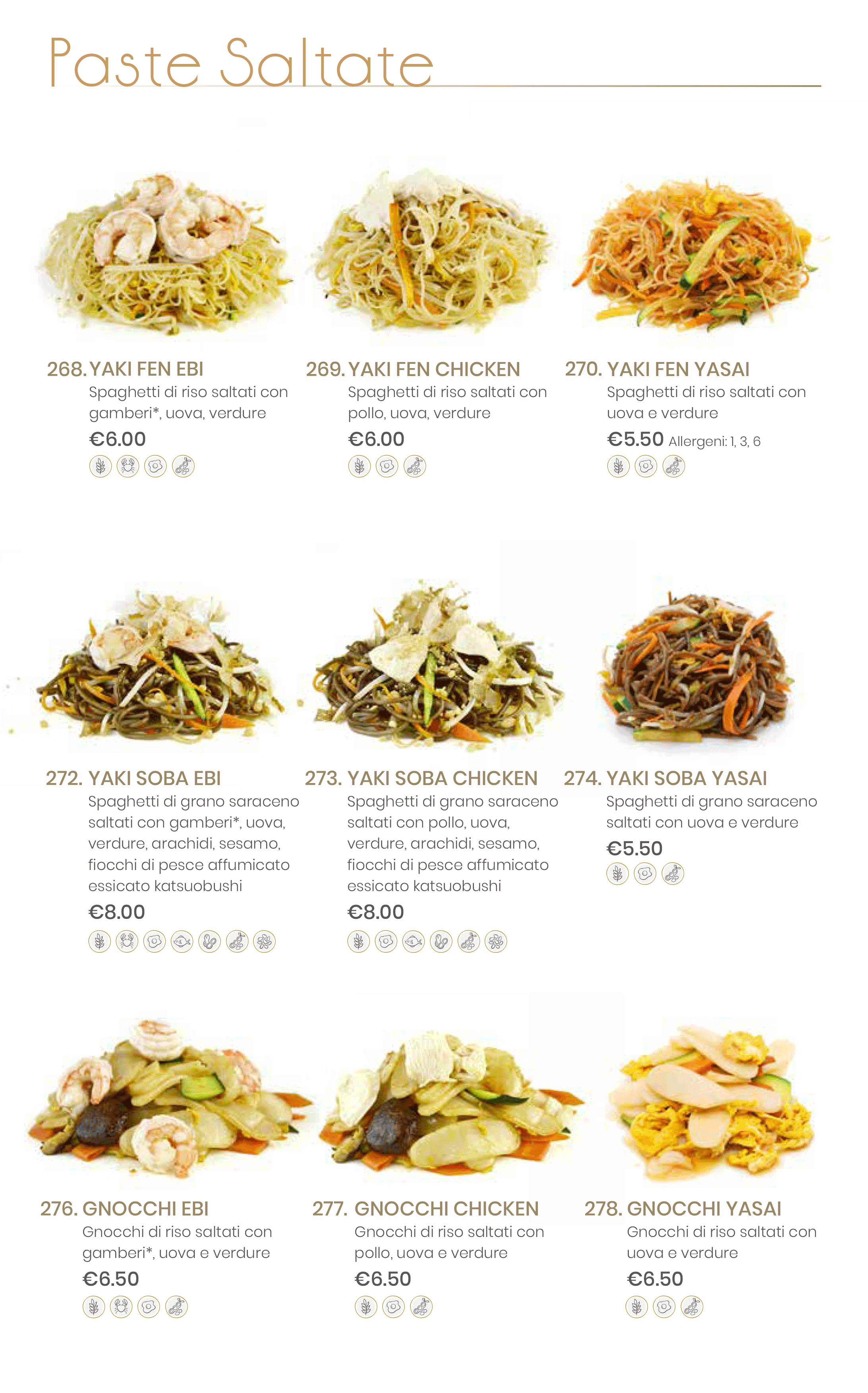 Menu Pranzo Bonifacio | INARI