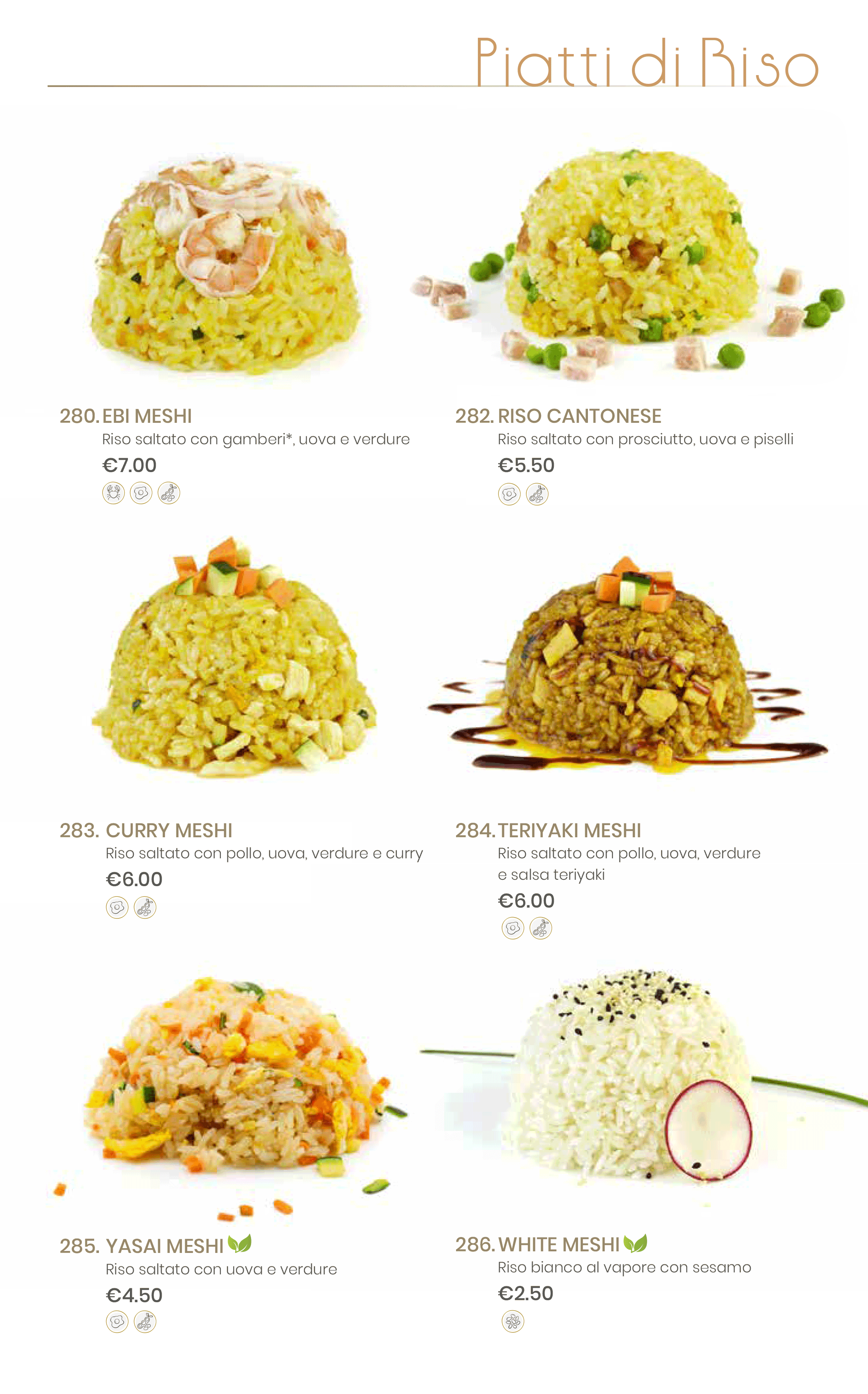 Menu Pranzo Bonifacio | INARI