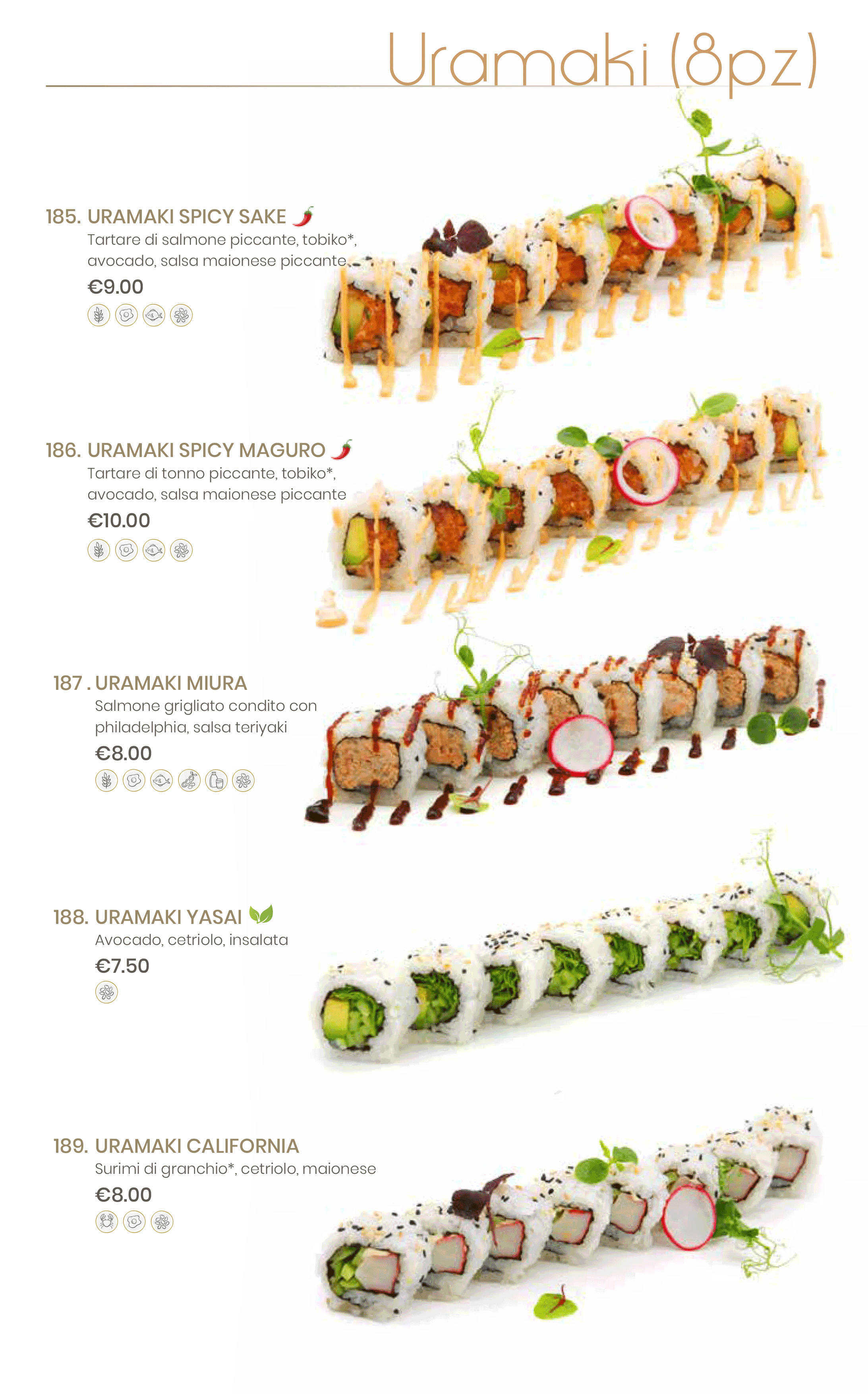 Menu Pranzo Bonifacio | INARI