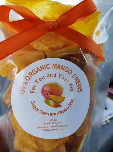 Organic Mango Chews for pets & pet parents Small | tweedle-pet