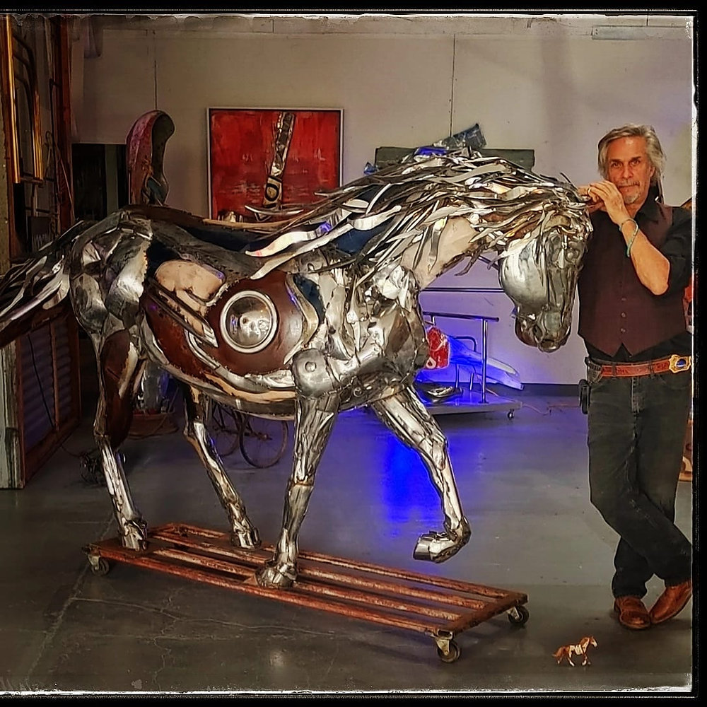 Chrome Sculptures in Telluride
