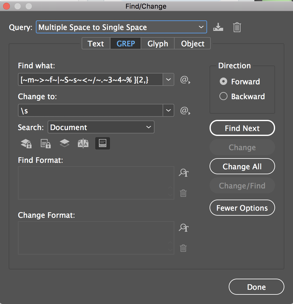 Graphic Designer Tip: InDesign Find/Replace Tip