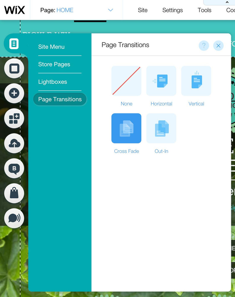 Wix Designer Tip: Page Transitions